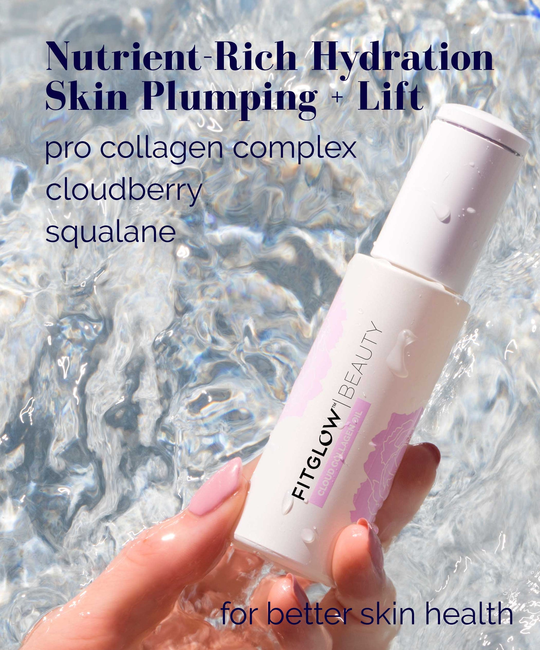 Cloud Collagen Oil | Hydrating Face Serum - Fitglow Beauty