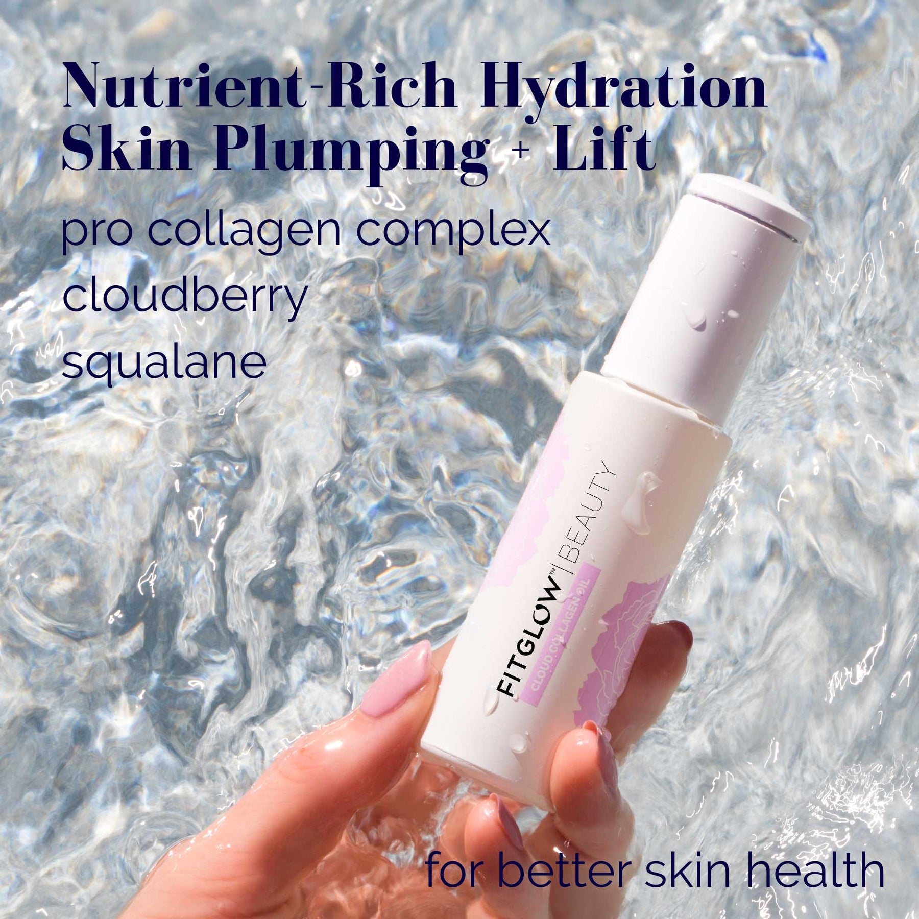 Cloud Collagen Oil | Hydrating Face Serum - Fitglow Beauty